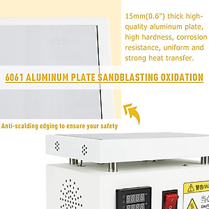 Hanchen Cellophane Wrapping Machine Manual Cellophane Overwrapping Machine Desktop Heating Sealing Machine for BOPP Cigarette Perfume Cosmetics Poker Box PVC Heat Sealer Film (LS12-200)