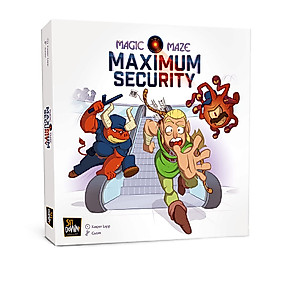 Sit Down! Magic Maze: Maximum Security, Strategy Board Game, Customize Your Magic Maze Experience, For 1 to 8 Players, Ages 8 and up