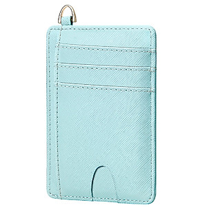 GEEAD Slim Minimalist Front Pocket RFID Blocking Card Holder Wallets for Men & Women