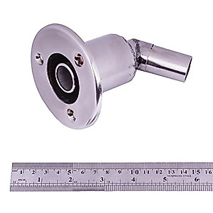 316L Stainless Steel Thru Hull Outlet/Exhaust Skin Fitting 1" inch 25 mm for Generator Heater