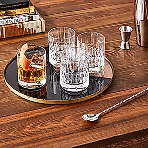 Reed And Barton Soho 4Pc Whiskey Glass Set, 3.65 LB, Clear