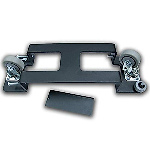 Melody Cradle Piano Dollies for Upright Piano (Matte Black)