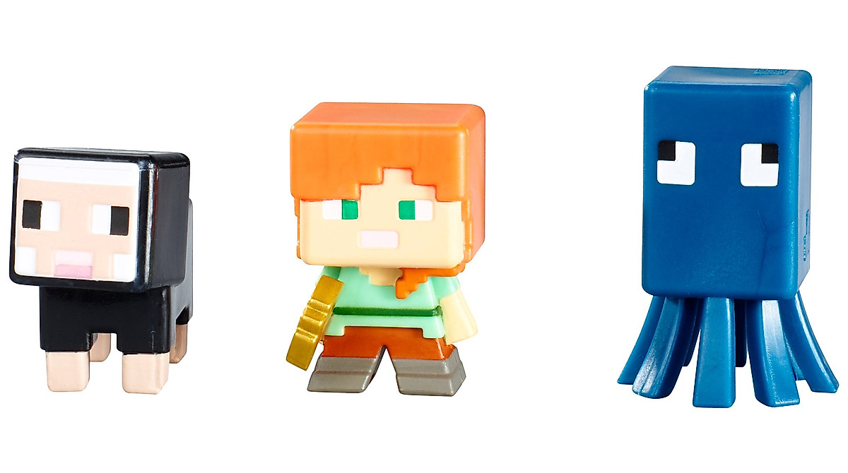 Mattel Minecraft Collectible Figures Set J - 3-Pack