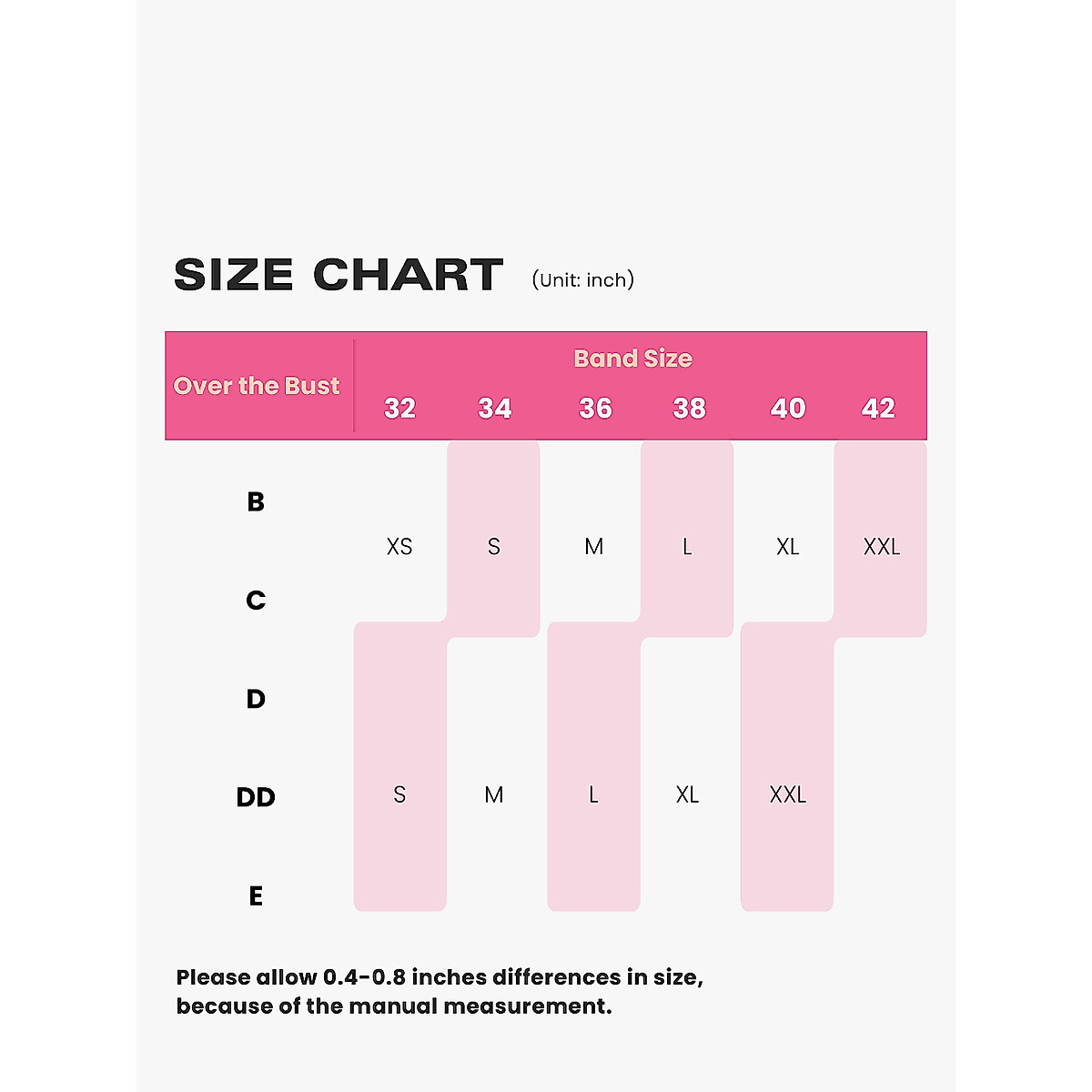 DOBREVA Women's Bralettes No Underwire Bras Support Padded Wireless Ribbed Seamless Bra Removable Pads Push Up Inserts Beige X-Large