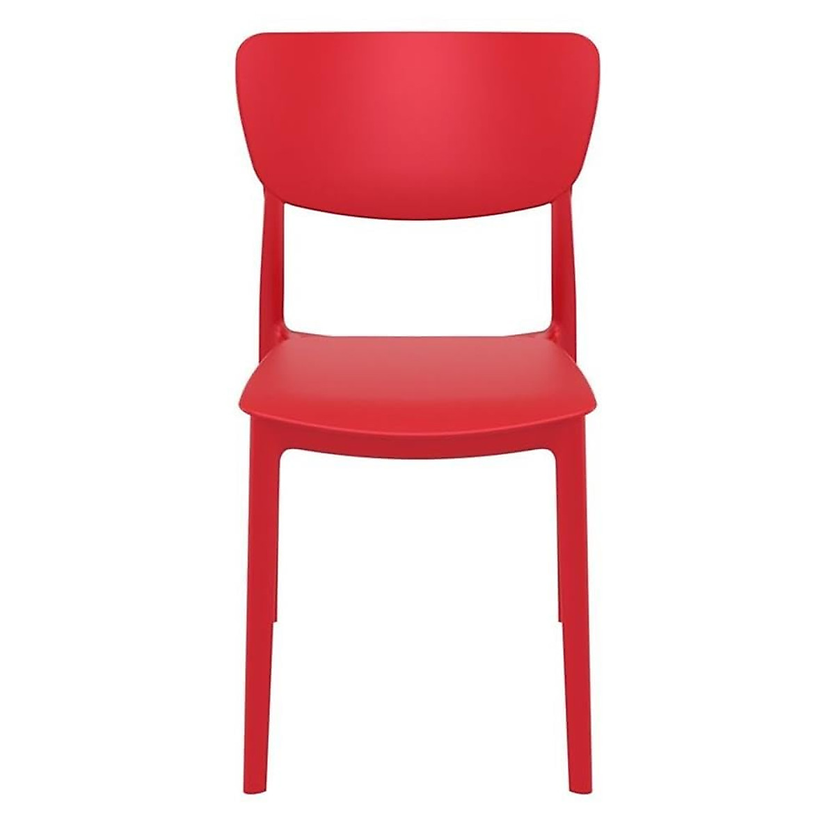 Compamia Monna Outdoor Dining Chair in Red (Set of 2)