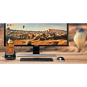 Samsung DeX Station, Desktop Experience for Samsung Galaxy Note8 , Galaxy S8, S8+, S9, and S9+ W/ AFC USB-C Wall Charger (US Version with Warranty)