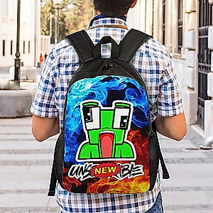 junemater 3pcs Fuuny Cartoon Anime Backpack Set Sports Casual Travel Three In One Backpack Set 04