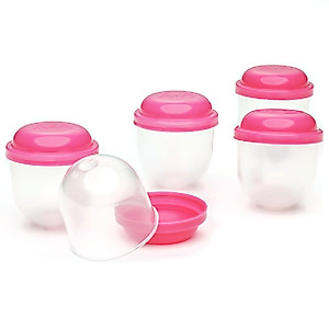 Capsule Vending Machine Translucent Pink Acorn Capsules Empty 30 pcs 1.1 inch - Gumball Machine Capsules Bulk Party Favors DIY Containers - Easter Basket Stuffers Gifts Pinata Stuffers
