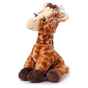 The Petting Zoo, Lash'z Giraffe Stuffed Animal, Gifts for Girls, Plush Toy 12 inches