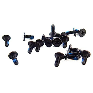 Nylok Patch Flat Phillips Head M2-0.4x4.5mm Screws 2000 Pieces Package MS20050I190 Compatible Replacement Spare Part for HP Compatible and Other Systems