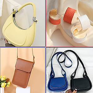 Solid Color Yellow Faux Leather Roll 10"X53"(25cmX135cm),Smooth Faux Leather Material for Making Crafting,Making Handicrafts,Leather Earrings, Bows, DIY Sewing (Yellow)