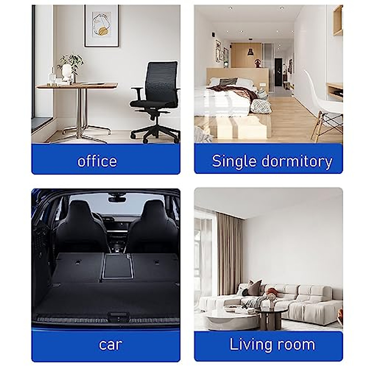 Cryfokt Mini Beauty Fridge, Portable Cooler Warmer Refrigerator AC100-240V 4L Cooling Warming for Bedroom (US Plug)