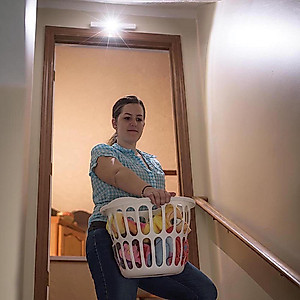 Beams MB970 100 Lumen LED Wireless Battery Powered Motion Sensing Indoor/Outdoor Slim Safety Light, 1-Pack, White