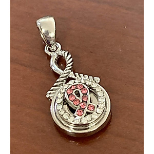 Interchangeable Mini Jewelry Pink Ribbon Cancer Awareness Pendant Holds 12mm Snaps My Prime Gifts