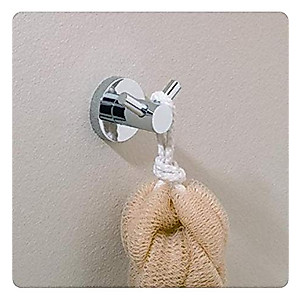 Valsan Porto Wall Mounted Double Hook Finish: Chrome