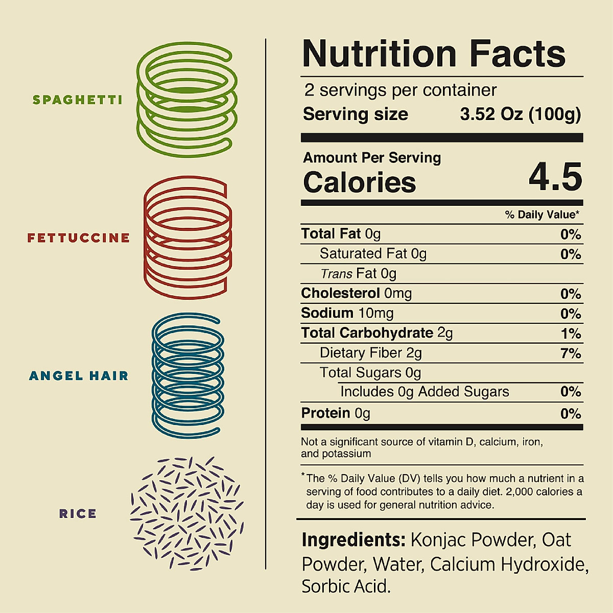 It’s Skinny Variety Pack — Healthy, Low-Carb, Low Calorie Konjac Pasta — Fully Cooked and Ready to Eat — Keto, Gluten Free, Vegan, and Paleo-Friendly (6-Pack)