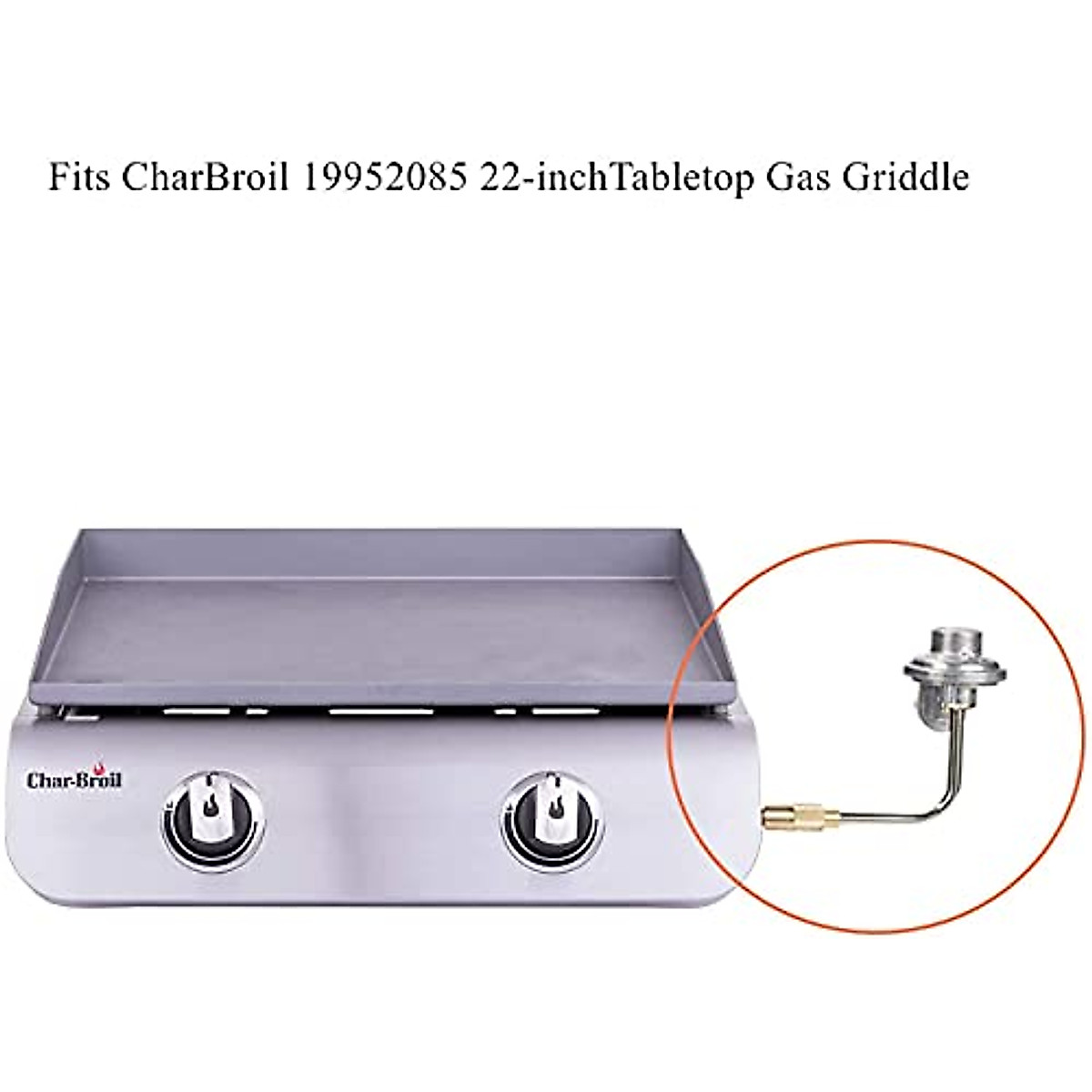 BBQ Future Regulator Replacement for Blackstone 17 Inch & 22 Inch Tabletop Griddles, CharBroil 19952085/ Pit Boss PB336GS Griddle