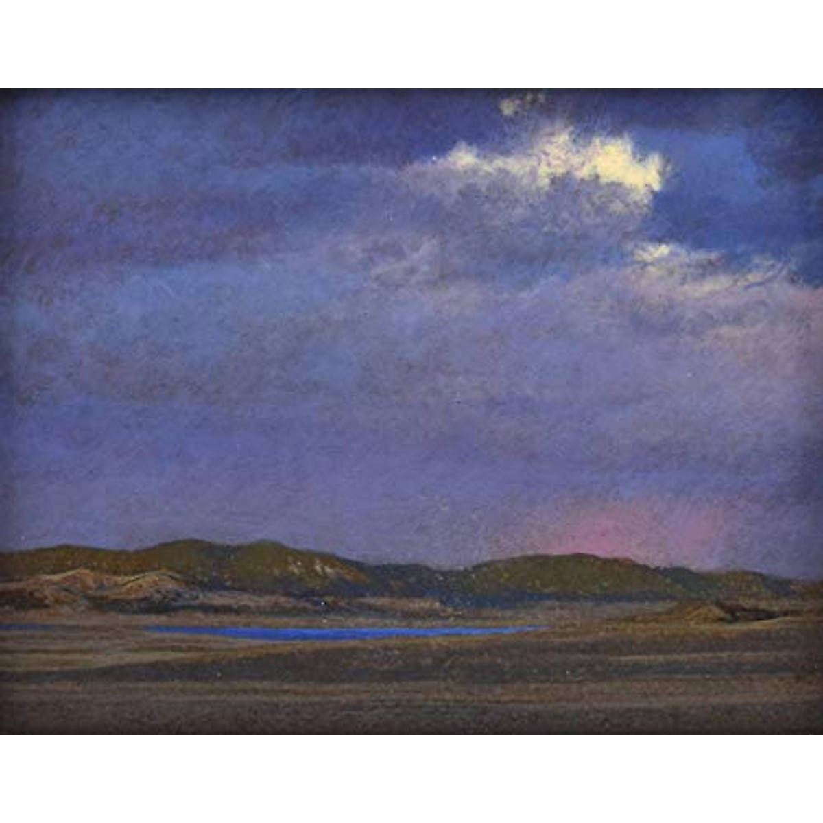 11 Mile Reservoir by Jeff Aeling, Original Oil on Panel, 8" x 10"