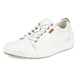 ECCO Women's Soft 7 Sneaker, White, 43 (US Women's 12-12.5) M
