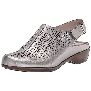 Easy Spirit Women's Dawn Clog, Pewter, 5.5