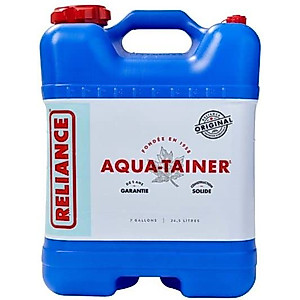 Ergonomic contoured handle Water Storage Container 7 Gallon (7gal/26L) (2-Pack)