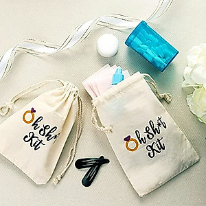 20 Pack Hangover Kit, Party Favor Bags for Bachelorette Party, Weddings (4 x 6 In)