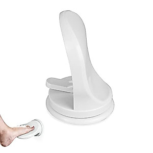 Andiker Shower Foot Rest, Bathroom Pedal with Suction Cup Shower Shaving Legs Aid, No Drilling for Home Hotel Bathroom Toilet Use (White)