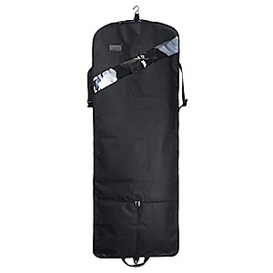 52'' Extra Long Dress Garment Bag, Premium & Breathable Tear-resistant Hanging Suit Cover for Travel and Storage