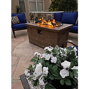 Heat Warden Rectangle Fire Pit Heat Deflector (Made in America) to Push Heat Down and Out to Warm Friends and Family. Plus, Deflects Heat from Your Patio Roof.