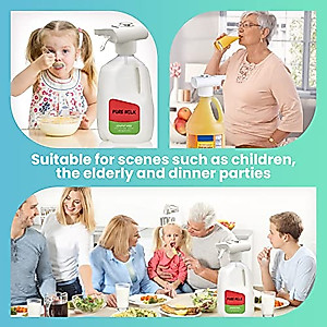 Redsack Milk Dispenser For Fridge Gallon Pump Portable Electric Beverage Rechargeable Automatic Drink Dispenser