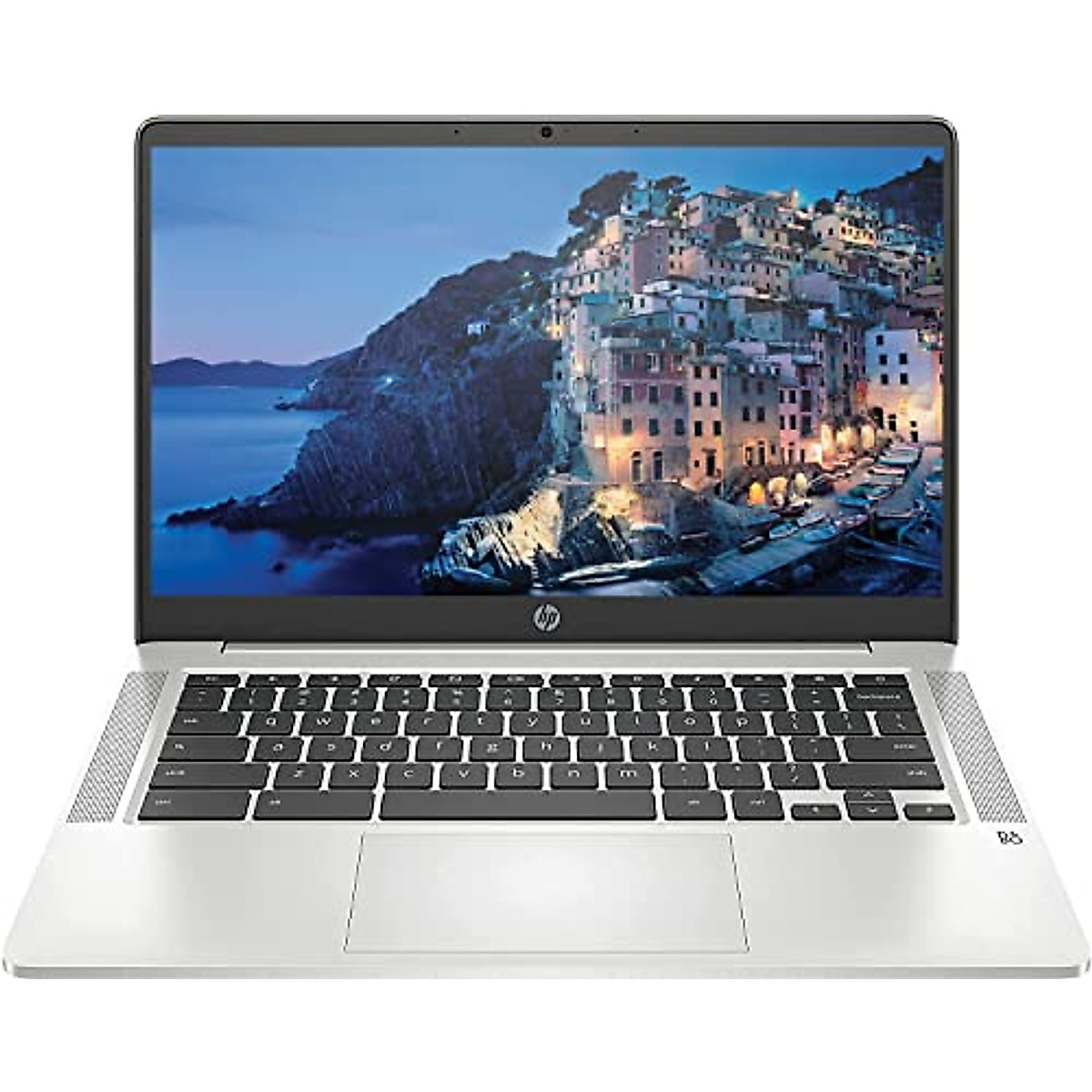 HP 2022 14" HD IPS Chromebook, Intel Processor Up to 3.0GHz, 4GB Ram, 64GB SSD, 4K Graphics, Super-Fast 6th Gen WiFi, Chrome OS, Dale Silver(Renewed) (Dale Silver)