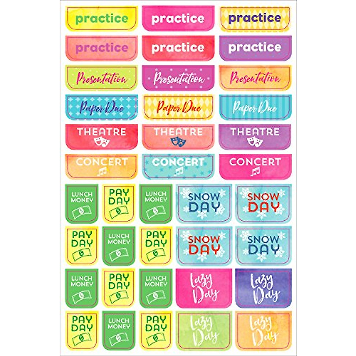 Student Planner Stickers (Set of 575 Stickers)