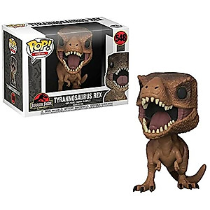 POP Jurassic Park - Tyrannosaurus Rex [T-Rex] Funko Vinyl Figure (Bundled with Compatible Box Protector Case) Multicolor 3.75 inches