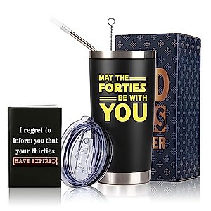 40th Birthday Gifts Men, 20 Oz Personalized Tumbler For Men 40th Birthday, 1983 Birthday Gifts For Men, 40 Birthday Gifts For Men, Unique 40th Birthday Gifts For Men, Mens 40th Birthday Gift Ideas