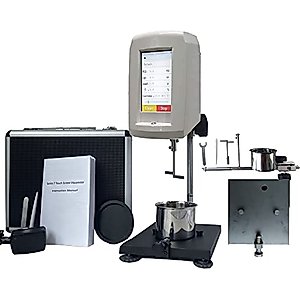 VTSYIQI Stormer viscometer Viscosity Tester Viscosity Meter Paint Ink Viscosity Meter with 5 inch Colorful Touch Screen KU Value Digital rotational viscometer Rotary visometer