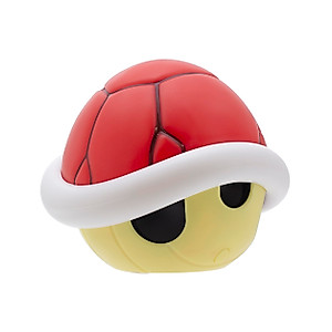 Paladone Super Mario Red Shell Light with Sound, Gaming Home Decor, Officially Licensed Nintendo Merchandise