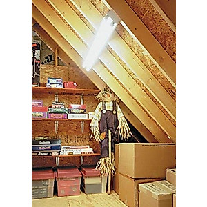 Bulb / Lamp T8 LED Store Commercial No Reflector Light Fixture *Includes 2 Bulbs (Clear Lens Bulb)