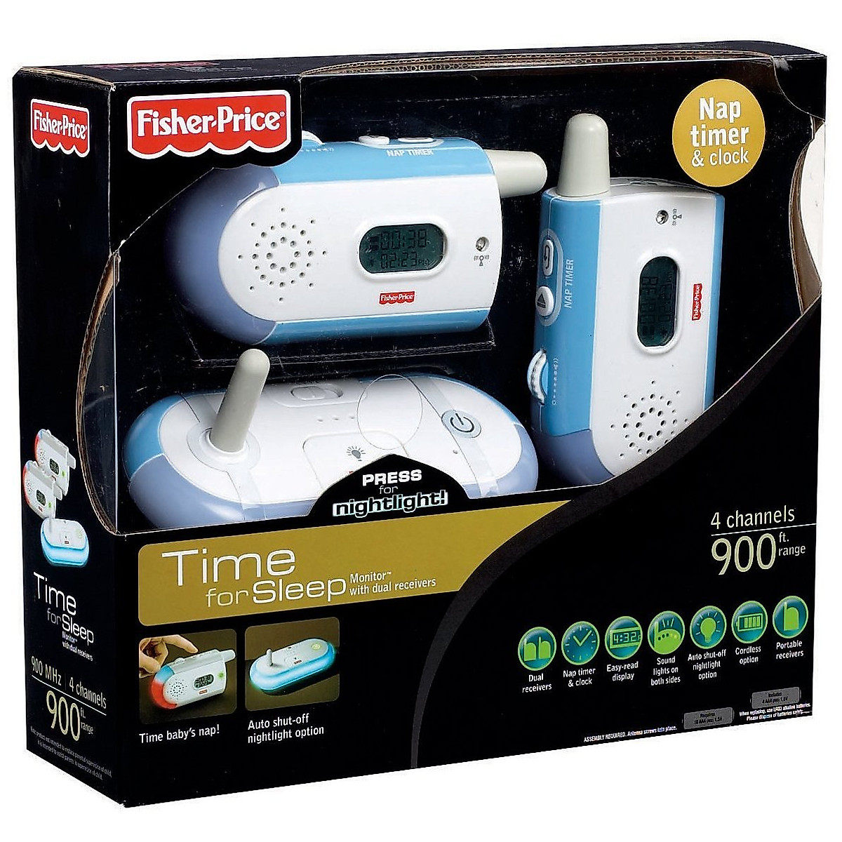 Fisher-Price Time for Sleep Monitor with Dual receivers