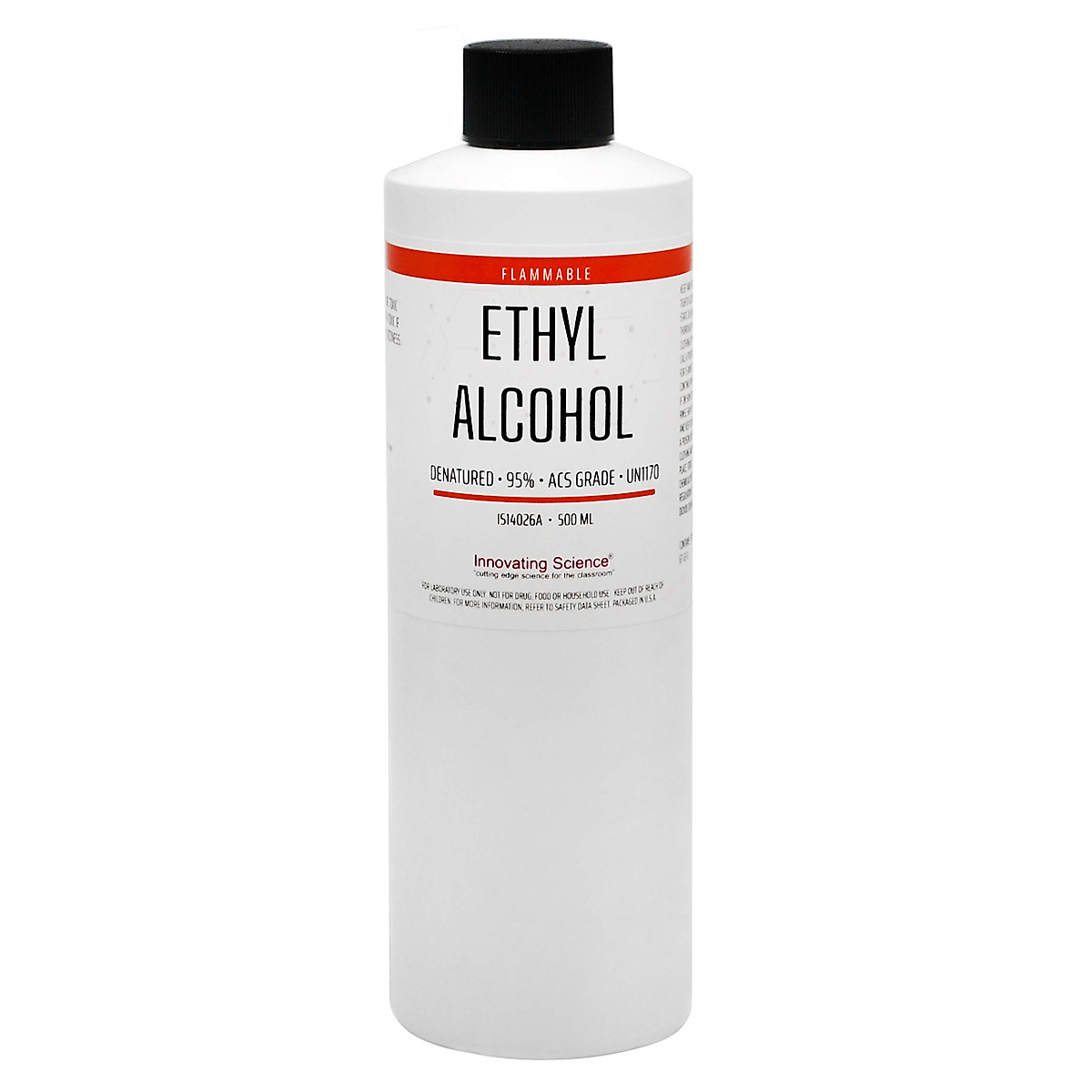 ALDON ACS Reagent Grade 95% Denatured Ethyl Alcohol, 500mL