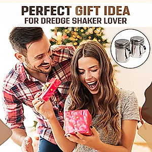 Dozenegg Stainless Steel Versatile Dredge Shaker, Set of 2