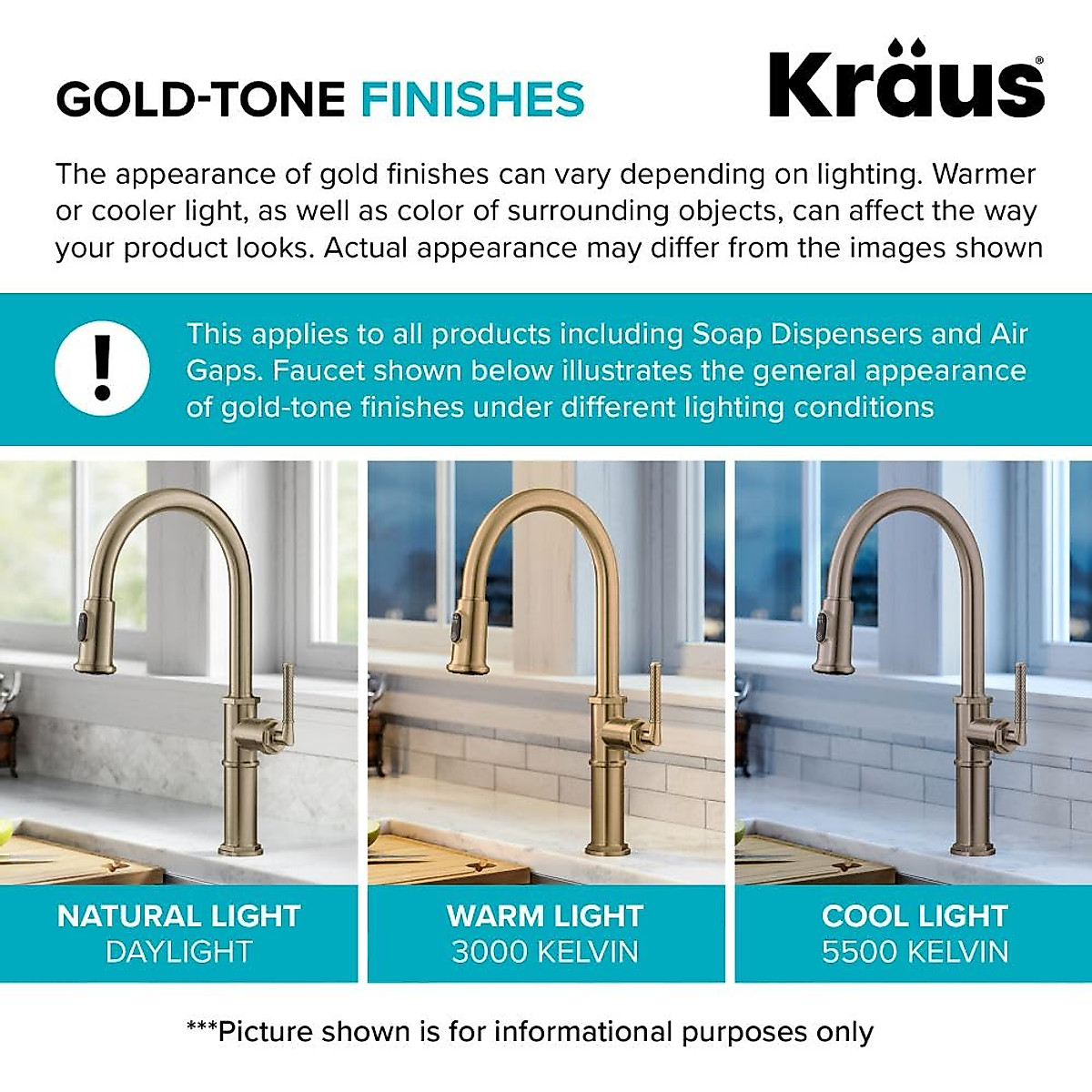 KRAUS Allyn 100% Lead-Free Kitchen Water Filter Faucet in Brushed Gold, FF-102BG