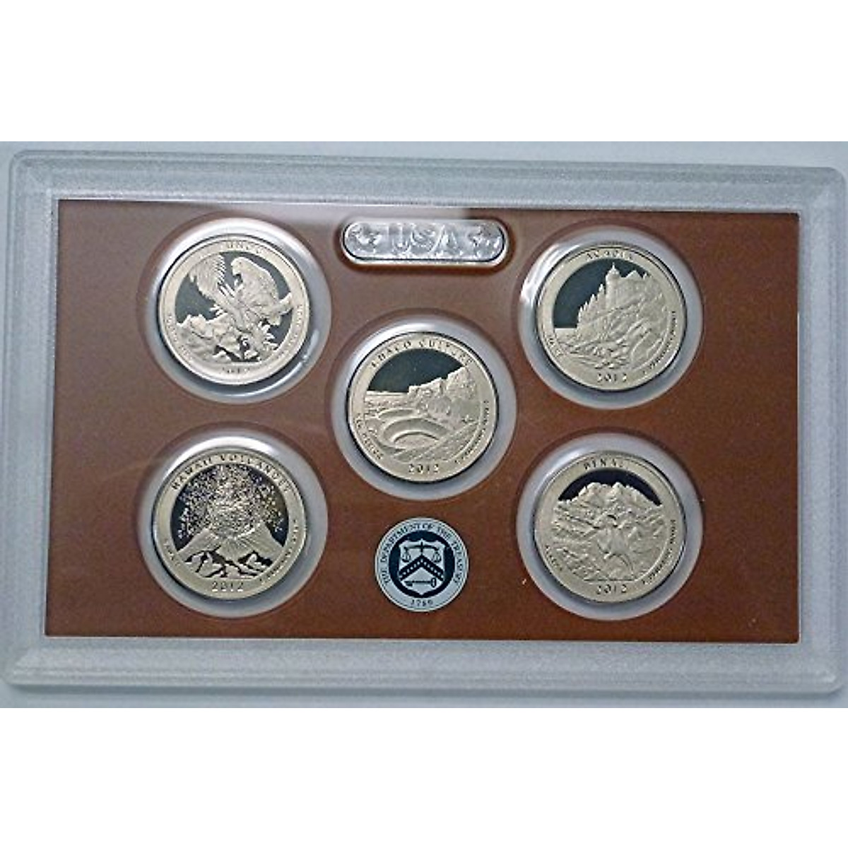 2012 S U.S. Mint America the Beautiful Quarters Proof Set OGP