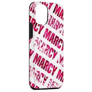 iPhone 12/12 Pro Custom Marcy Phone Cover Pink Red White Personalized Case