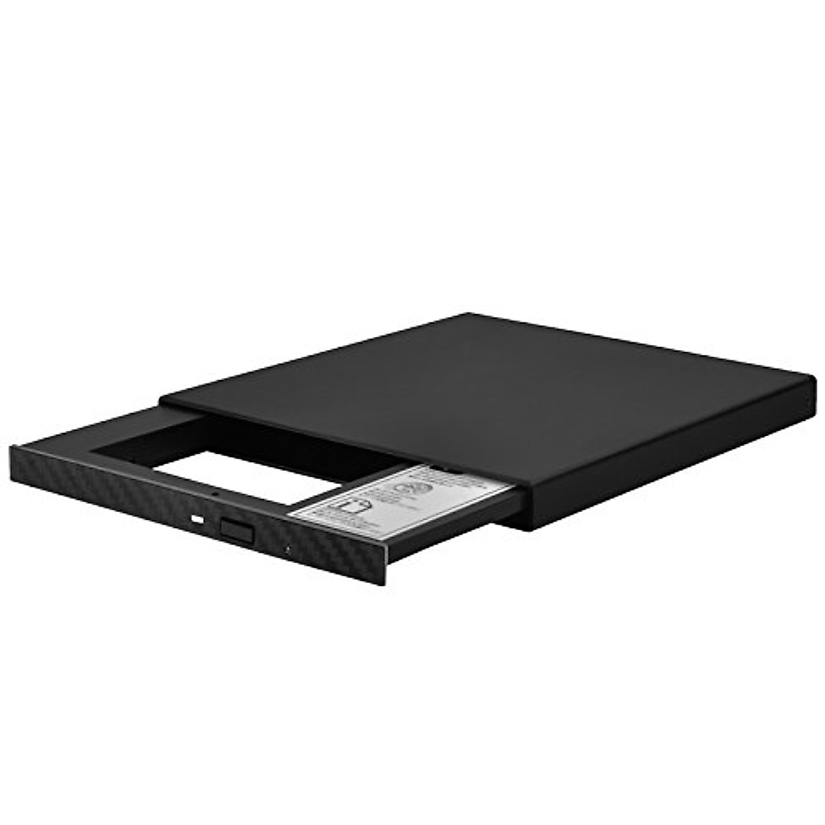 SilverStone Technology 9.5mm Laptop Optical Disc Port ODD to 2.5" SATA SSD Adapter with included external housing TS14B