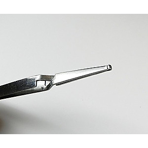 Lock Pinning Cross Locking Tweezers - Stainless Steel, Wire Holding tweezer self-locking for Locksmith and Rekeying Kit, Locksmith Tools, Metal Tweezers for Lock Pinning on a Pinning Mat for Locksmith