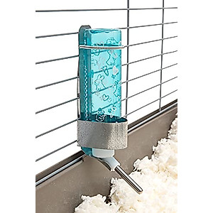 Lixit Wire and Aquarium Cage Water Bottle Chew Guard for Guinea Pigs, Rats, Rabbits, Ferrets Hamsters and Other Small Animals. (8oz with Bottle)