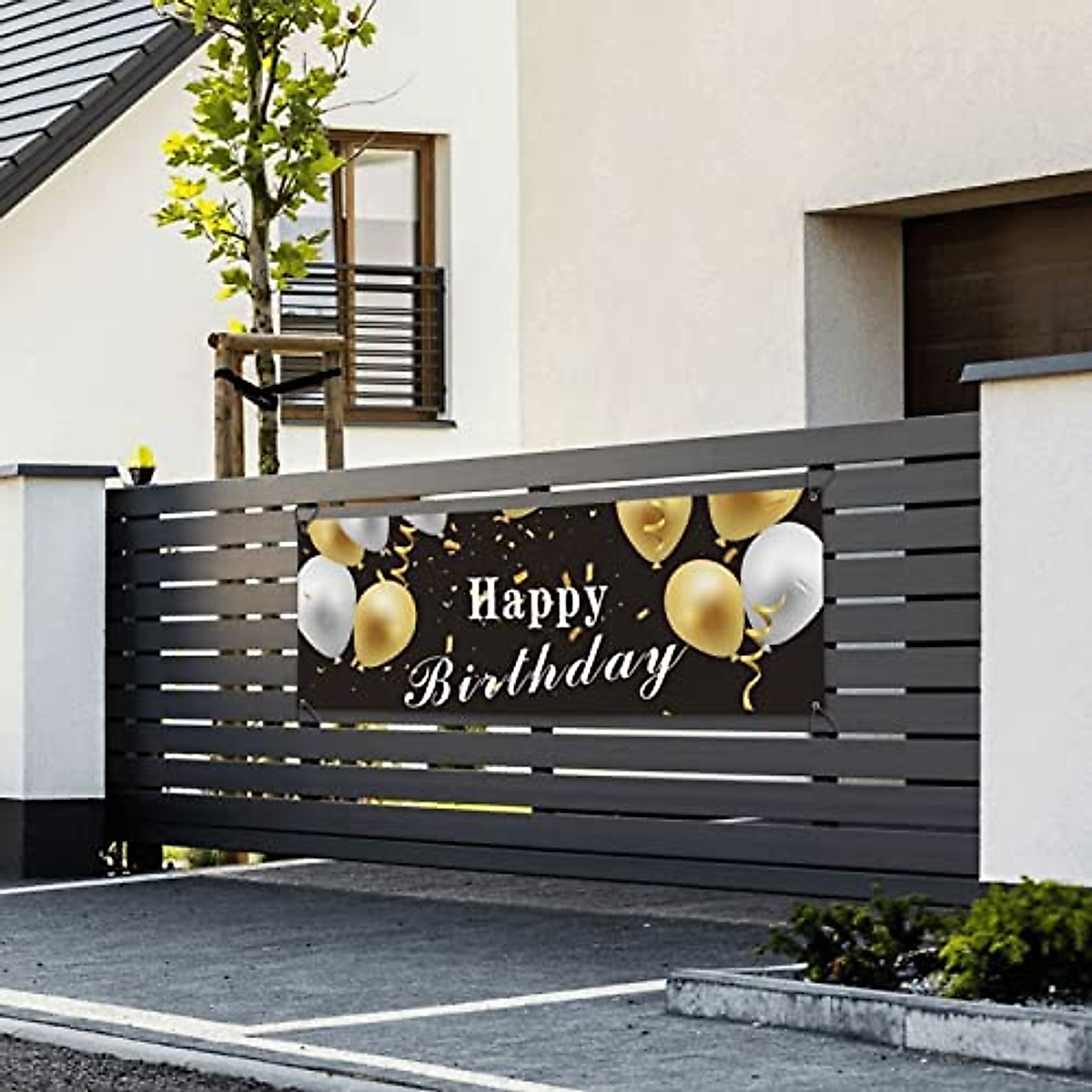 Custom Banners And Signs Customize Indoor Outdoor Personalized Photo Text Banner Home Decoration for Birthday Party Business Graduation Wedding Event (6' x 2')