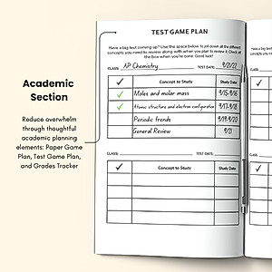 Journey 180 Undated Academic Planner - 6 Month Undated Student Planner for High School and College Students - To Do List, Habit Tracker, Positive Affirmations, Creative Journal, Daily Planner
