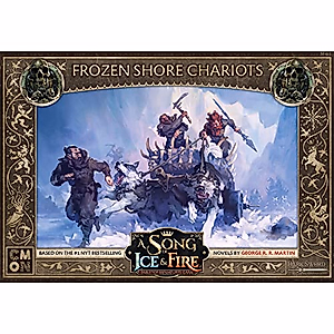 CMON A Song of Ice and Fire Tabletop Miniatures Frozen Shore Chariots Unit Box | Strategy Game for Teens and Adults | Ages 14+ | 2+ Players | Average Playtime 45-60 Minutes | Made