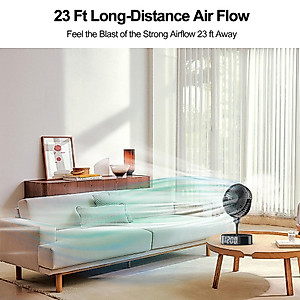 Fereowth Quiet Desk fan,Office Fan with 2 USB Charging Ports，Table Fan with 2 AC Power Outlets ，Bedroom Fan with Timer Alarm.Personal Fan for Home，Strong Wind, Quiet Operation（black gray）